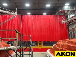 Temporary Curtain Wall