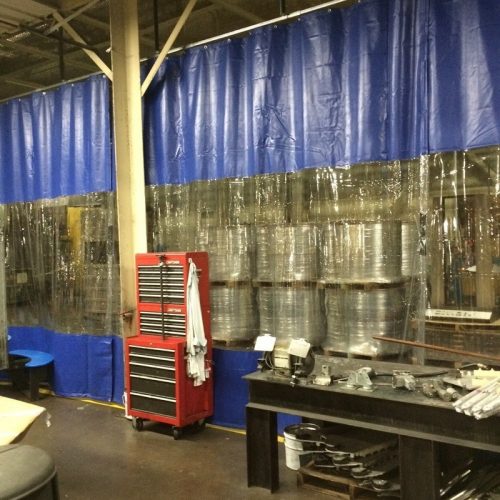Temporary Curtain Wall