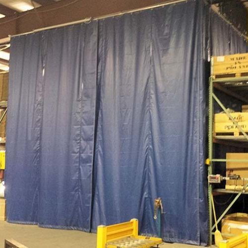 Industrial warehouse partition wall
