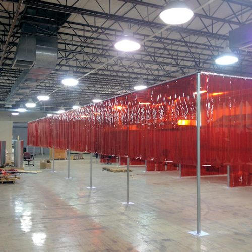 Freestanding Curtain Booths | Akon – Curtain and Dividers | Custom Made