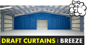 Industrial Warehouse Draft Curtains