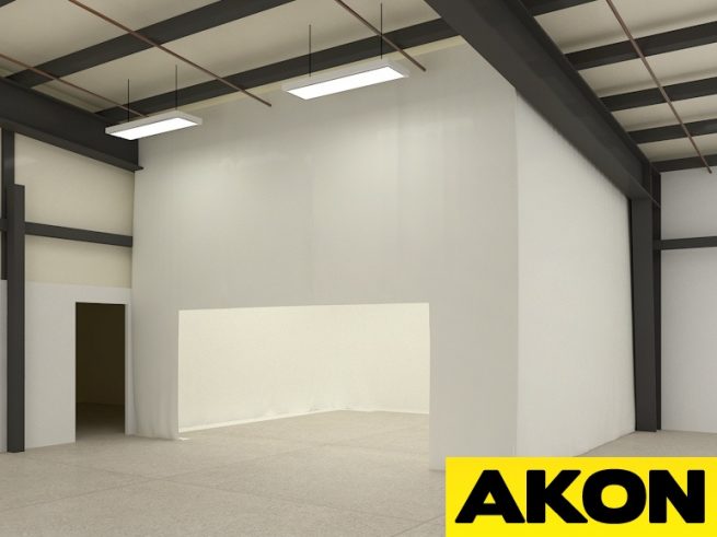 Industrial Dust Control Curtains – AKON Curtains