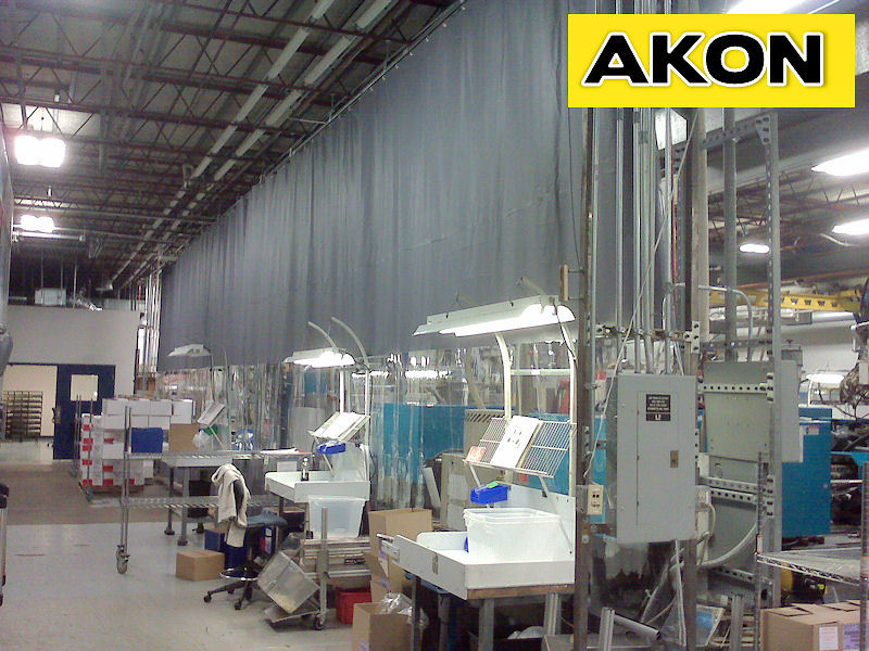 Industrial Curtains – Photo Gallery – Akon – Curtain and Dividers