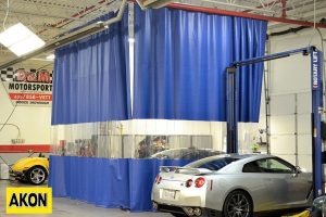 Industrial Flame and Fire Retardant Curtains| NFPA 701 – AKON Curtains