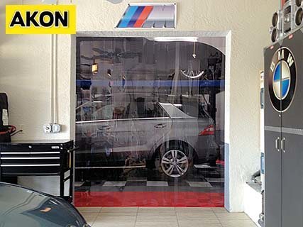 Garage Divider Curtains – Photo Gallery | Akon – Curtain and Dividers