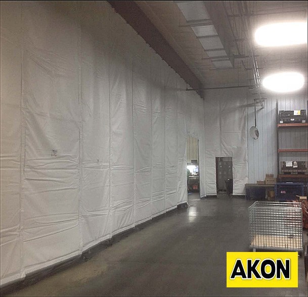 Industrial Insulated Curtains – Photo Gallery – Akon – Curtain and Dividers