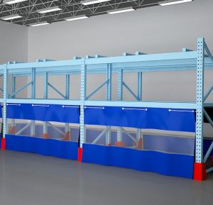 Pallet Rack Curtains | Pallet Rack Covers | Hide Racking
