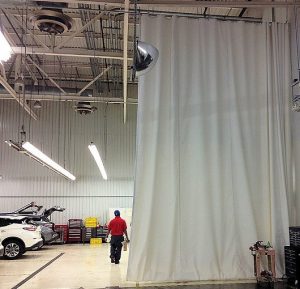 Warehouse Divider Curtains – Akon – Curtain and Dividers