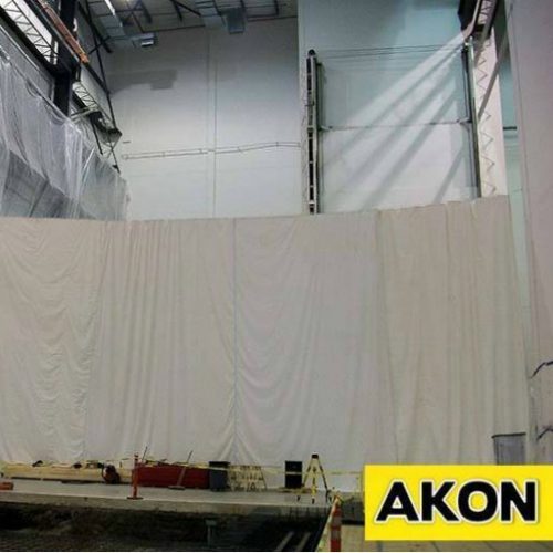 Industrial warehouse partition wall