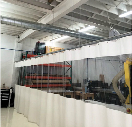 Warehouse Divider Curtains - Akon – Curtain and Dividers