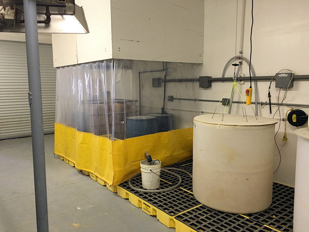 Chemical Splash Curtain