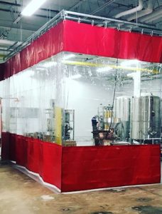 Chemical Splash Curtain