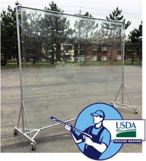 Portable USDA Wash Down Screens | Akon – Curtain and Dividers | Custom Made
