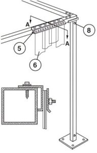 Strip Curtain Enclosure | Akon – Curtain and Dividers | Custom Made