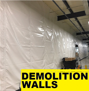 Demolition Curtain Wall | Soft Walls