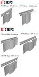 Plastic Door Curtains | Clear PVC Strips