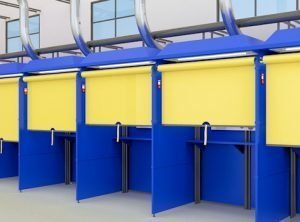 Welding Booth Curtains – Akon – Curtain and Dividers | Custom Made