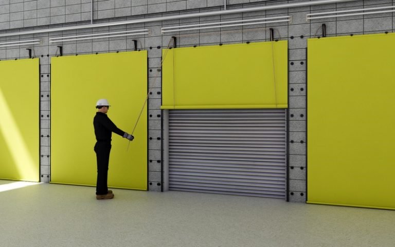 Roll Up Dock Door Curtains – Akon – Curtain and Dividers | Custom Made