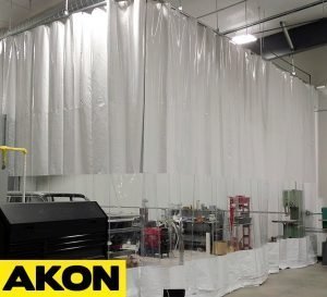 Industrial Curtain Walls – Akon – Curtain and Dividers | Custom Made