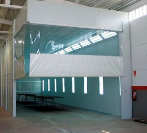 Industrial Roll Up Curtains | Powered | Motorized – AKON | Build Your ...