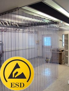 Custom Made ESD Curtains – Antistatic Curtains – Akon – Curtain and ...