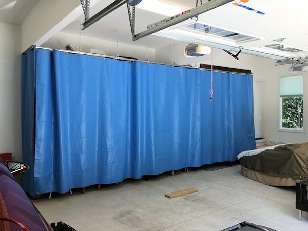 Garage Divider Curtains | Akon – Curtain and Dividers | Custom Made