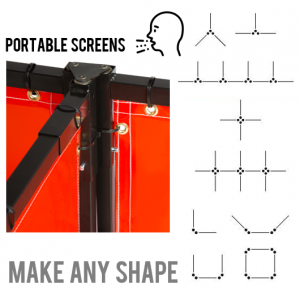 Clear Portable Partitions | Social Distancing Dividers | By AKON
