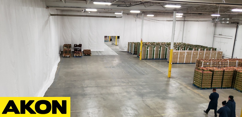 Custom Made Insulated Warehouse Curtains – Akon – Curtain and Dividers