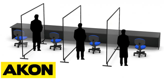 Clear Divider Screens | Separating Workers and Customers