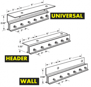 Strip Door Curtain Hardware