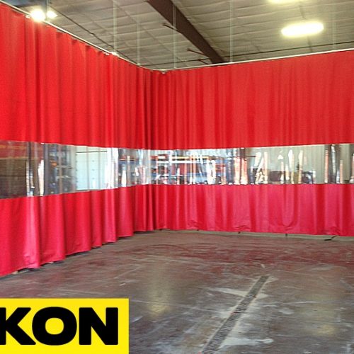 Industrial Wash Bay Curtains – Akon – Curtain and Dividers Custom Made