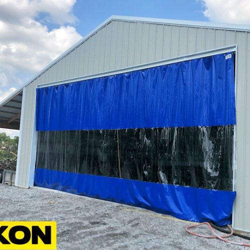 Outdoor Industrial Curtain | Akon – Curtain and Dividers | Custom Made