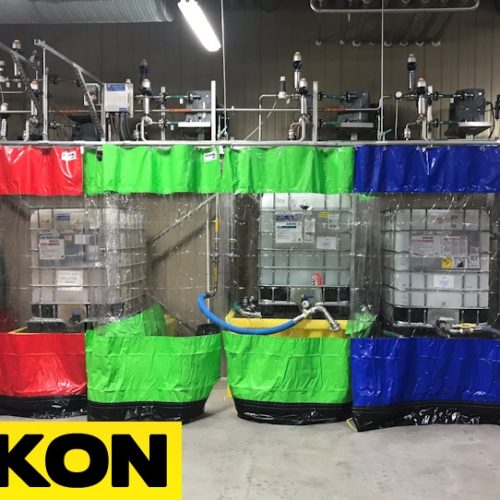 Industrial Wash Bay Curtains – Akon – Curtain and Dividers Custom Made
