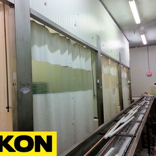 Industrial Wash Bay Curtains – Akon – Curtain and Dividers Custom Made