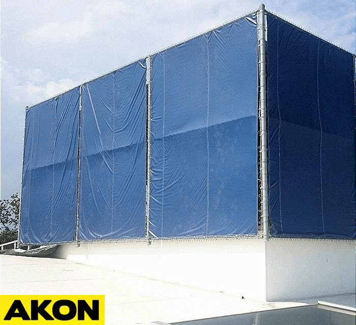 Outdoor Tarp Curtain Walls | Akon – Curtain and Dividers | Custom Made