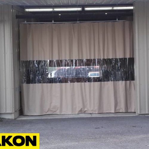 Outdoor Tarp Curtain Walls | Akon – Curtain and Dividers | Custom Made