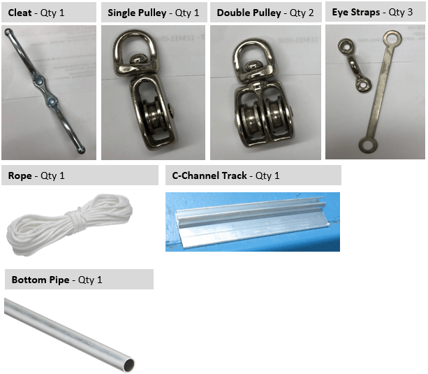 Custom Pull Up Curtains | Roll Up Curtains