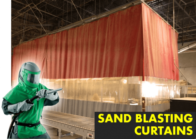 Shot Blast and Sandblasting Enclosure – Akon – Curtain and Dividers
