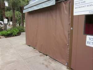 Locking Curtains | With Grommets And Anchor Plates