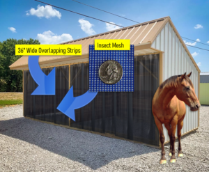 Barn Strip Doors | Barn Strip Curtains