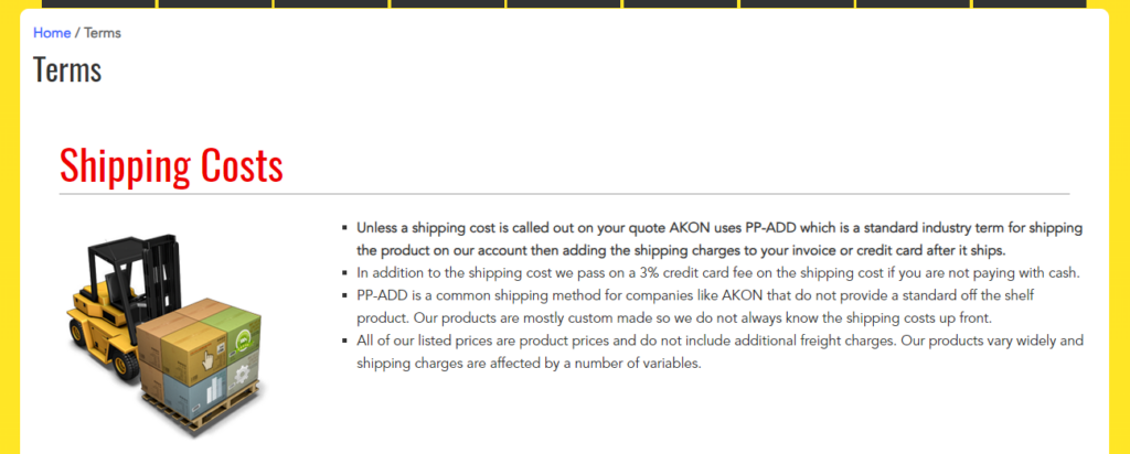 Shipping Charge Explained