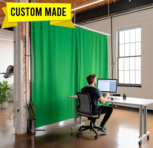 Green Screen Curtains – Retractable