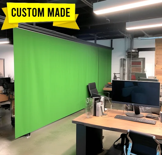Green Screen Curtains – Retractable