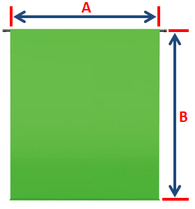 Green Screen Curtains | Custom Models | Optional Steel Stands