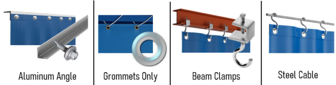 Industrial Heat Resistant Curtains – AKON Curtains