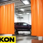 Industrial Wash Bay Curtains – Akon – Curtain and Dividers Custom Made