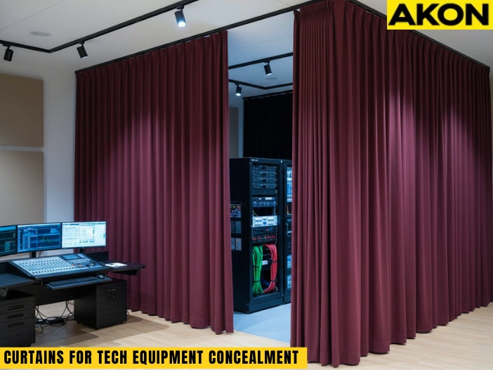 Curtains for Tech Equipment Concealment